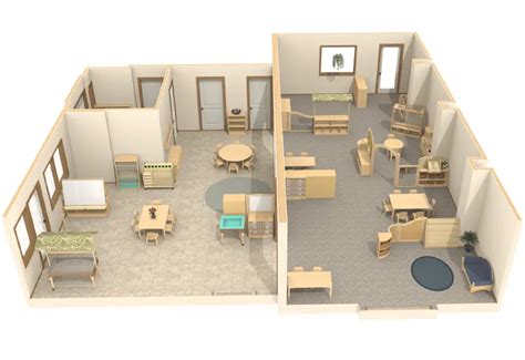 Montessori Classroom Layout Sample