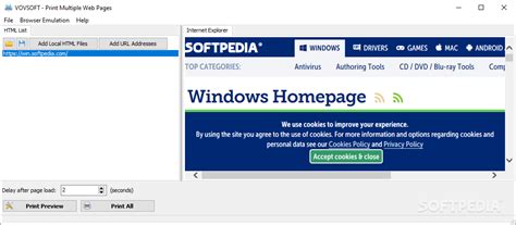 print multiple web pages download free windows 2 8 softpedia