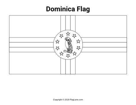 Free Printable Dominica Flag Coloring Page Download It At
