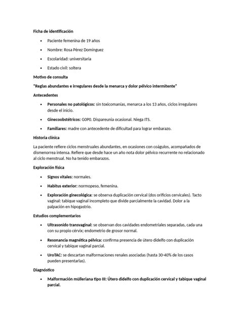 Utero Didelfo Pdf El Embarazo Medicina