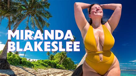 Miranda Blakeslee Rising Plus Size Model Influencer And Body Positivity Icon Trending Youtube