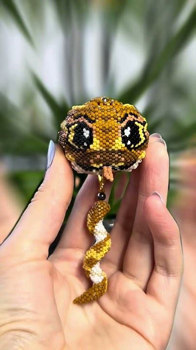 Beaded Snake Pattern 🐍 Seed Bead Animals Patterns Beadedanimals Youtube