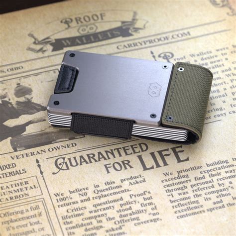 Proof Wallet The Operator Olive Drab Ballistic Nylon And Matte Black