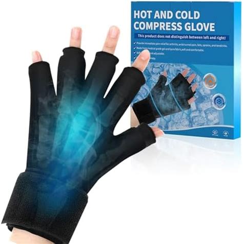 Wrist Ice Pack Wrap Reusable Hot And Cold Therapy Glove For Arthritis