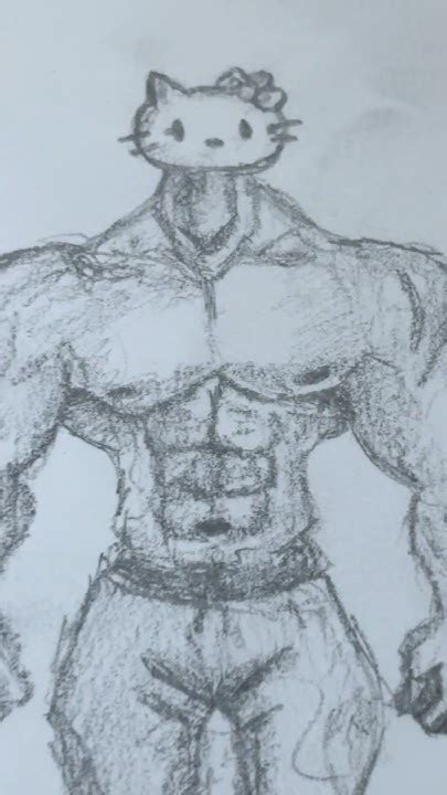 Buff Hello Kitty Art Pencildrawing Music Hellokitty Fyp