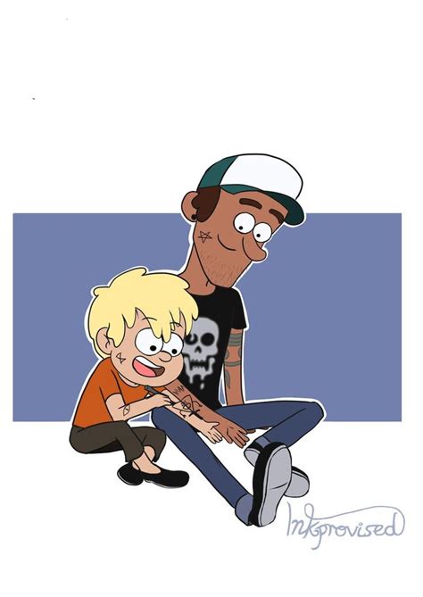 Let The Ink Flow By Ghostwinchester On Deviantart Nate From Gravity Falls And His Son Ink