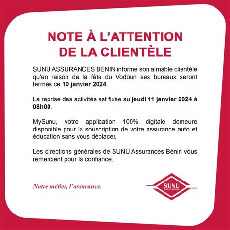 Sunuassurancebenin Sunuassuranceviebenin Sunuassuranceiardbénin Sunu Assurances Bénin