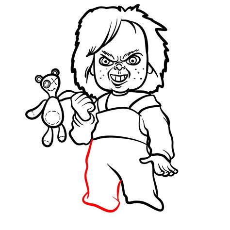 How To Draw Chucky Sketching The Sinister Smile