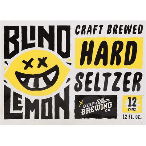 Deep Ellum Blind Lemon Beer Hard Seltzer Lemon 12 Fl Oz Delivery Or
