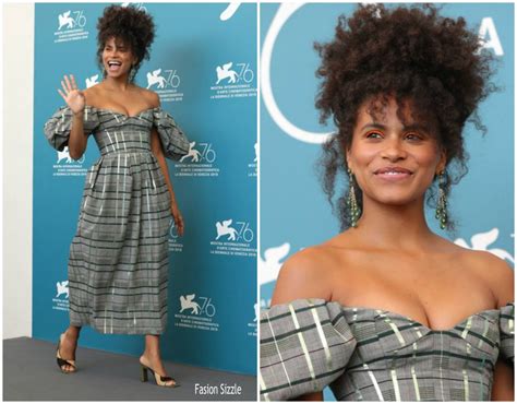 Zazie Beetz In Rosie Assoulin ‘joker Venice Film Festival Photocall Fashion Sizzle