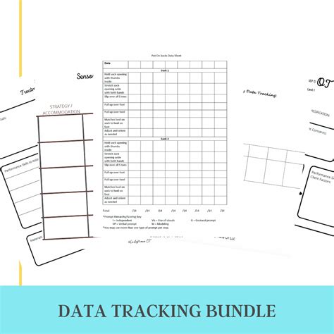 School Based Ot Data Tracking Bundle — Emily Marie Ot Llc