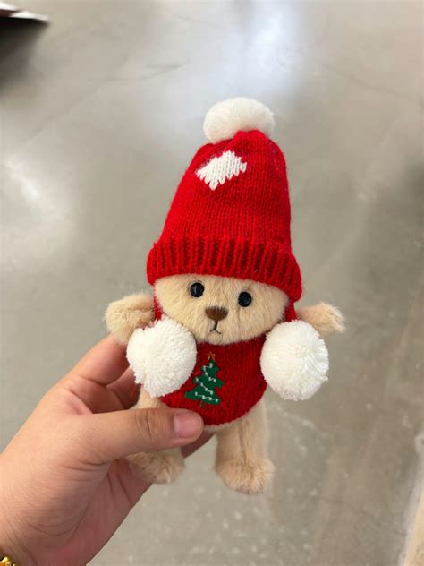 Teddy Bear And Christmas Tree Vest Set Of 2 6 Inches Teddy Huggy