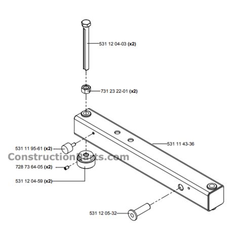 Husqvarna Cs 2512 Dimas Concrete Wire Saw Repair Parts