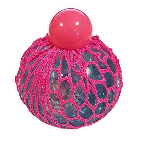 Tobar Glitter Squishy Mesh Ball Colours May Vary Sensory Fidget Toys Uk