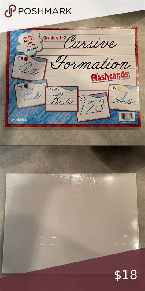 Abeka Cursive Formation Flashcards Grades 1 2 1 Flashcards