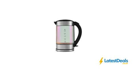 Iridescent 17l Glass Fast Boil Kettle £1492 At Asda