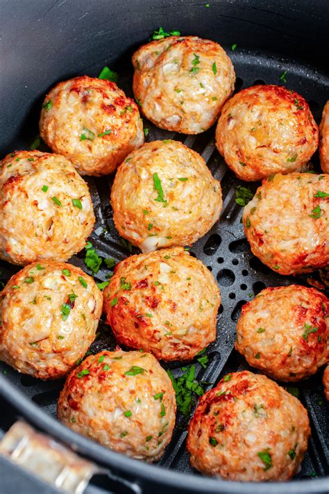Air Fryer Chicken Meatballs Tasty Air Fryer Recipes