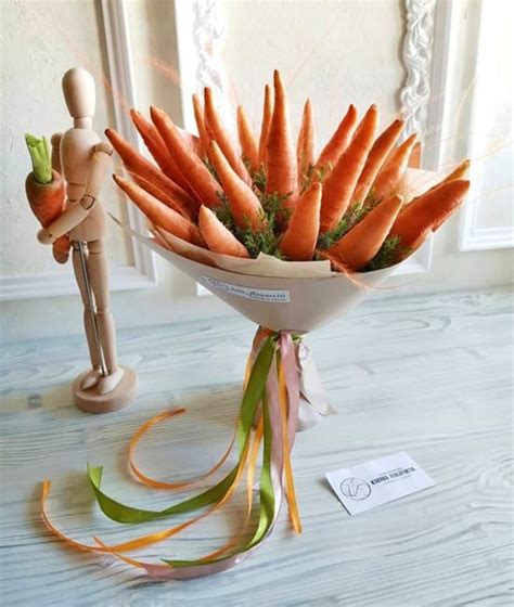 Easter Table Centerpieces With Carrots And Beautiful Flowers Carrot