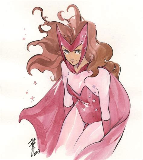 Scarlet Witch Commission Art By Peach Momoko