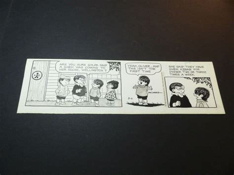 Wee Pals By Morrie Turner Original Comic Strip Artwork Sep 6 1975