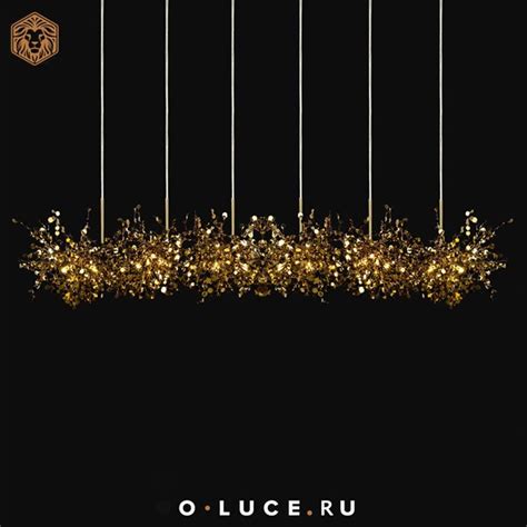 Люстра Argent L210 Gold в стиле Terzani купить в интернет-магазине O•Luce