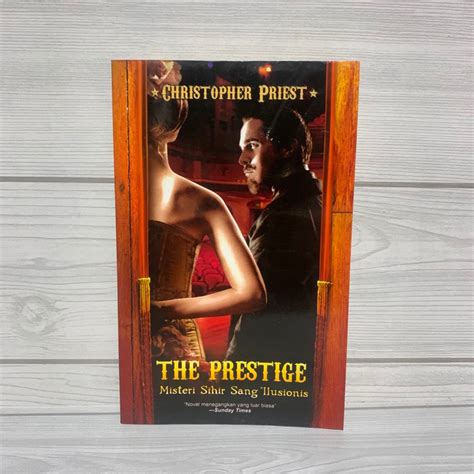 Jual Novel Original The Prestige Misteris Sihir Sang Ilusionis By Chrustopher Priest Shopee