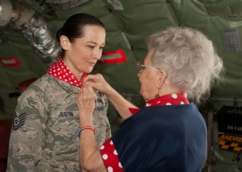 Mae Krier Rosie The Riveter” Visits The 459th Arw Team Mcchord Article Display
