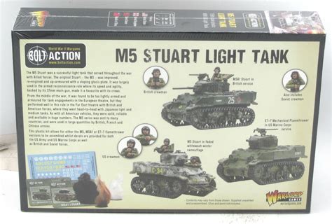 Bolt Action 402011303 M5 Stuart Light Tank M5a1 And E7 7 Flamethrower