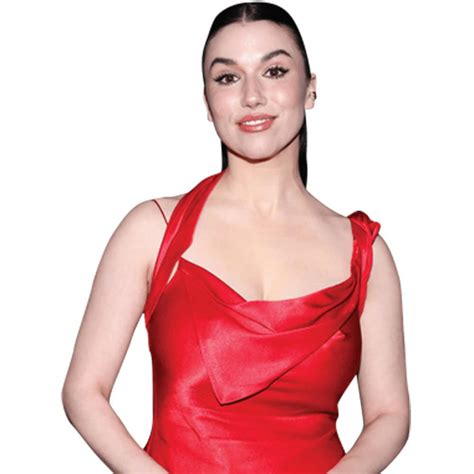 Grace Caroline Currey Red Buddy Torso Up Cutout Celebrity Cutouts