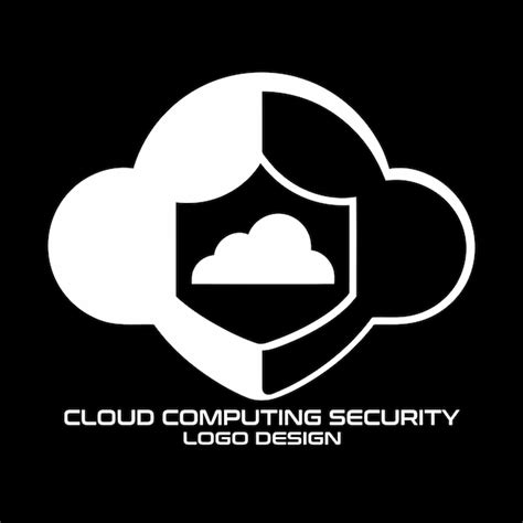 Premium Vector Cloud Computing Security Vector Logo Design