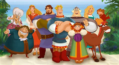 Герои мультфильма три богатыря фото и картинки Abrakadabrafun