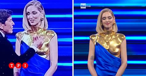 Morandi E Il Momento Hot A Sanremo Bussa Sul Seno Di Chiara Ferragni