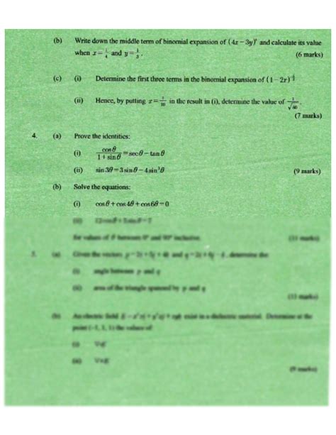 Solution College Mathematics Practice Exam Studypool