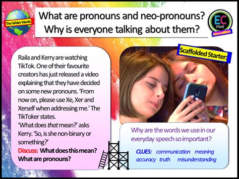 Pronouns And Gender Pshe Teaching Resources