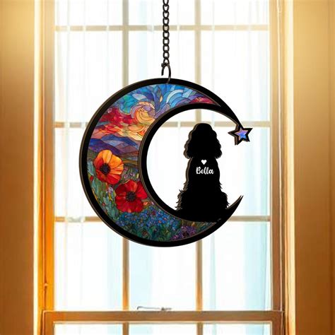 Personalized English Cocker Spaniel Dog Memorial Suncatcher Gotcha Day