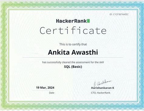 Sql Hackerrank Dataanalyticsjourney Ankita Awasthi