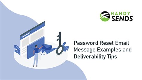 Password Reset Email Message Examples Tips Handysends