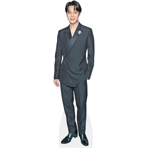 Jimin Dark Suit Cardboard Cutout Celebrity Cutouts
