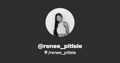 Renee Pitlele Instagram TikTok Linktree