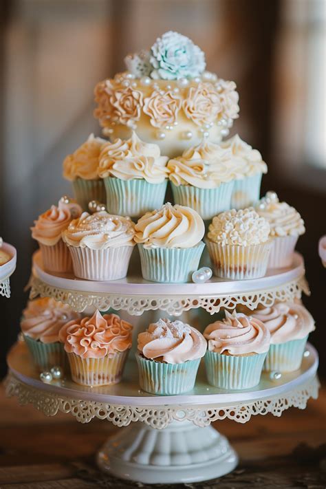 36 Creative Cupcake Wedding Cake Ideas For Your Big Day