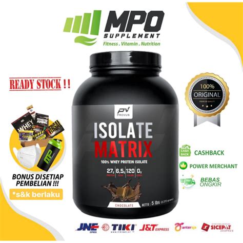 Jual Provus Isolate Matrix 5lbs Provus Whey Isolate Matrix Whey Protein