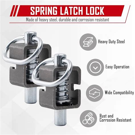 Spring Latch Pin Spring Latch Lock Weld On Spring Latch Assembly
