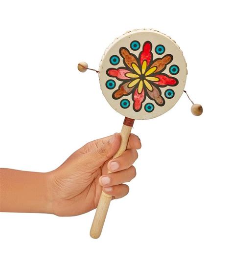 Sarveda Spin Twist Drum Den Den Daiko Mini Percussion Musical Instrument With Artwork Etsy