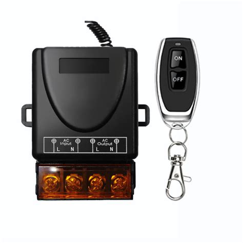 433mhz Ac 220v 30a Wireless Remote Control Switch 1ch Rf High Power Relay Receiver Module With