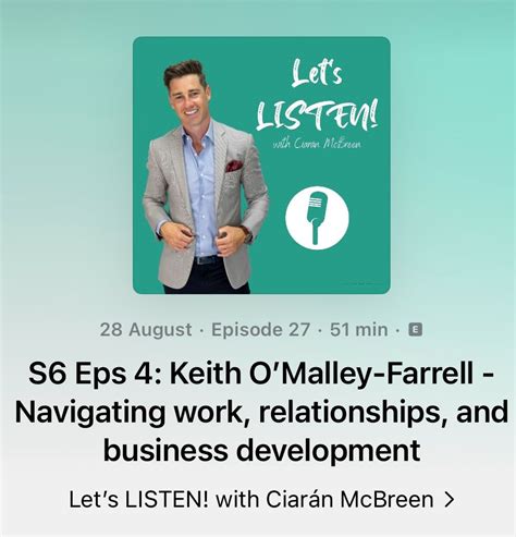 Podcast Wellbeing Mentalhealth Support Talk Listen Ciarán Mcbreen