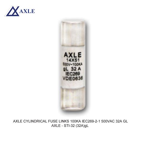 Axle Cylindrical Fuse Links 100ka Iec269 2 1 500vac 2a Gl