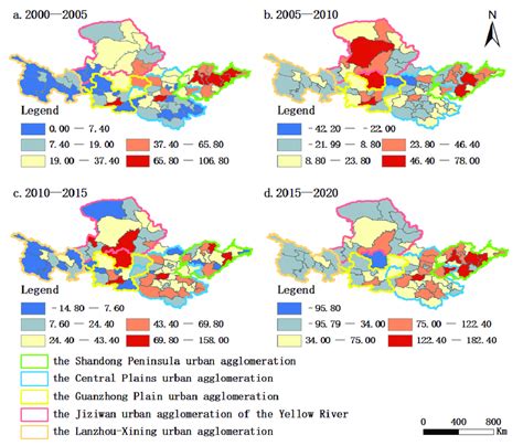 Spatial Expansion Speed Of Each Urban Agglomeration In The Yellow River Download Scientific