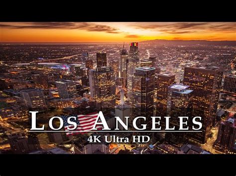 Los Angeles At Night Skyline