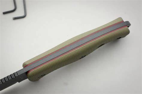 Tkc G10 Handle For Ontario Rat 5 Rat 7 Ranger Green W Red Liner