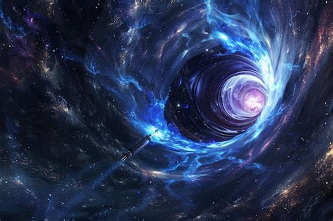 Witness The Gravitational Dance Of Space Capsules Generative Ai Premium Ai Generated Image